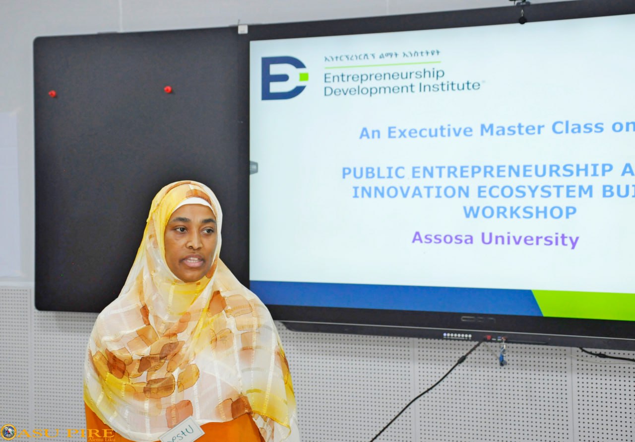 Assosa University Launches Training on Public Entrepreneurship and ...